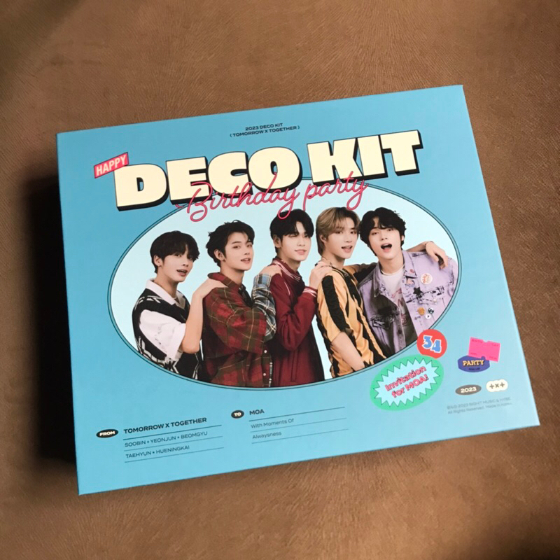 Jual [Ready Stock] TXT Official Merchandise Sharing Deco Kit Birthday ...