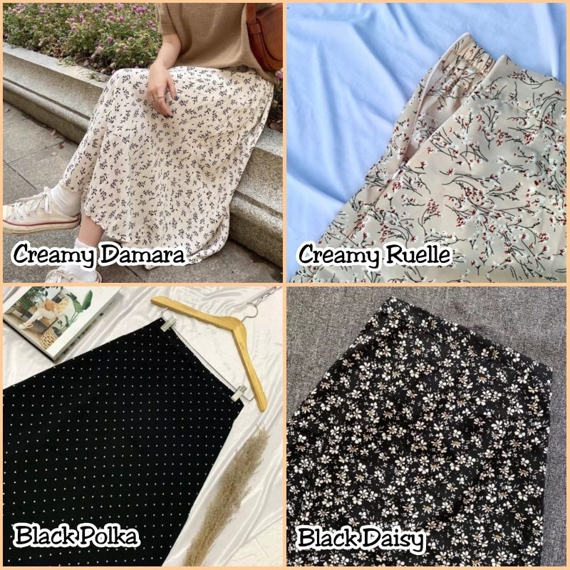 Jual Floral Skirt Viral Rok Bunga | Shopee Indonesia