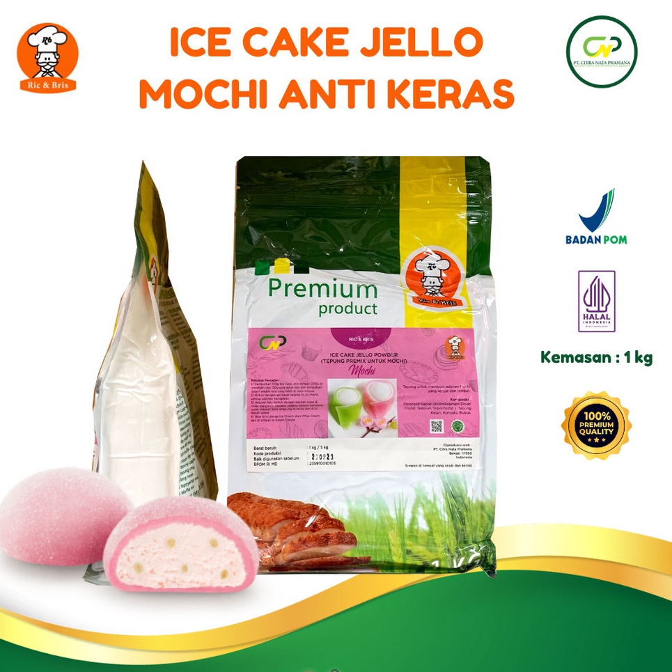 Jual R&B Ice Cake Jello Premix Mochi Kemasan 10 Kg/ Tepung Silky Mochi ...