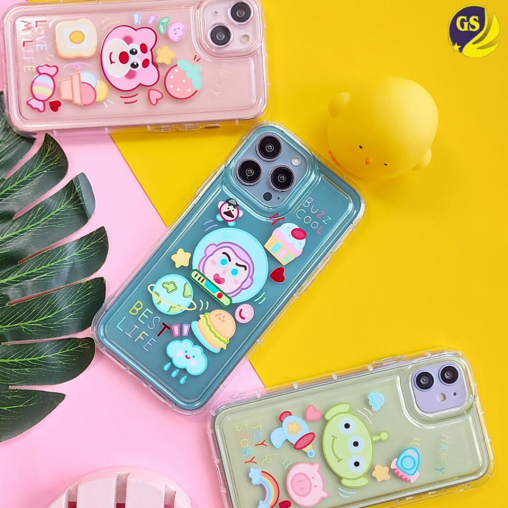 Jual Softcase Silicone Puff Jelly Toy Story Cartoon Case for iPhone 7 8 ...