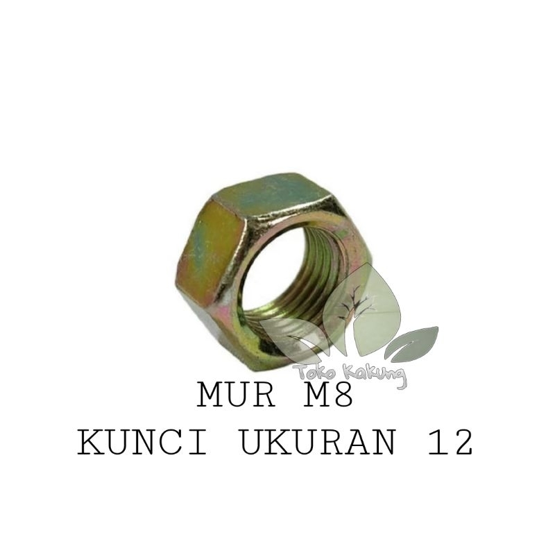 Jual mur m8 kunci ukuran 12 | Shopee Indonesia
