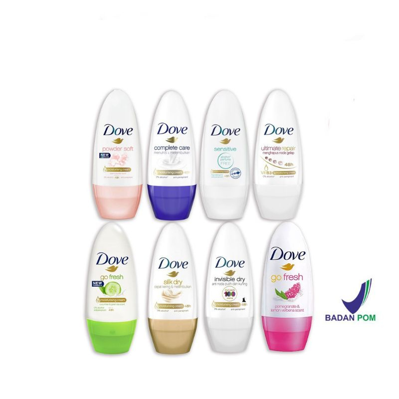Jual DOVE DEODORANT ROLL ON WHITENING 50 ML | Shopee Indonesia