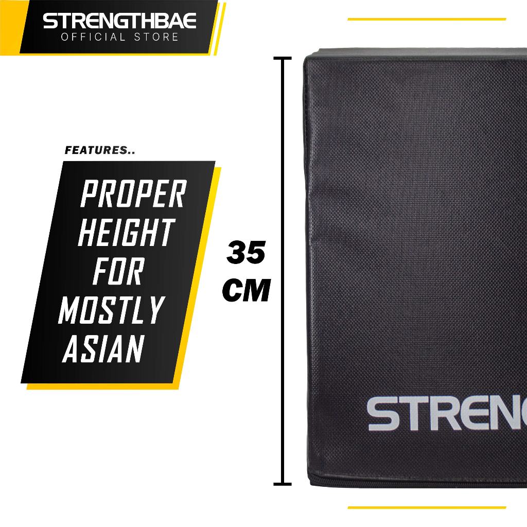 Jual Hip Thrust Bench STRENGTHBAE Box Glute Bridge Platform Booty Pad ...