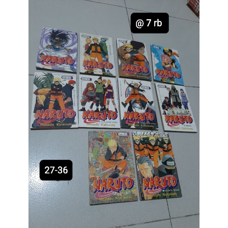 Jual komik preloved naruto satuan komik bekas murah | Shopee Indonesia