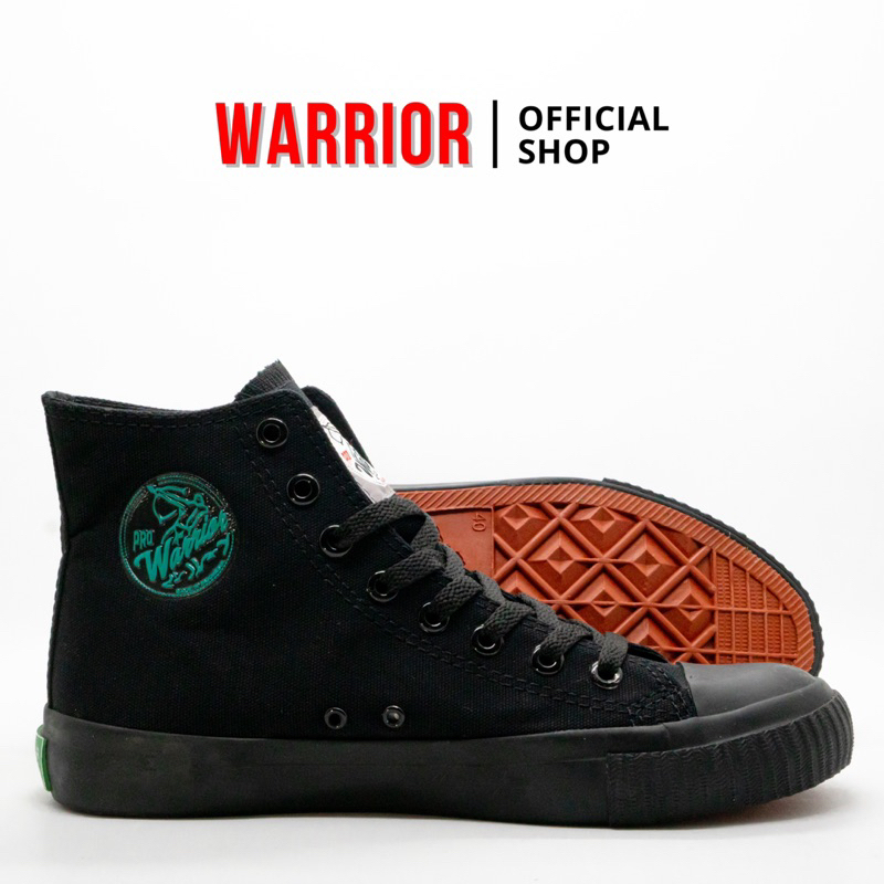 Jual Warrior Pro All Black HC - Sepatu Sekolah - Sepatu HItam - Sepatu ...
