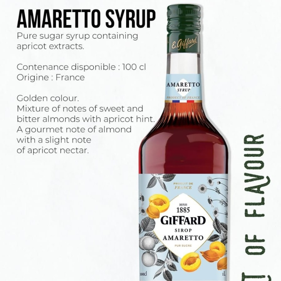 Jual Giffard Syrup Amaretto (Amaretto Sirup Giffard) | Shopee Indonesia