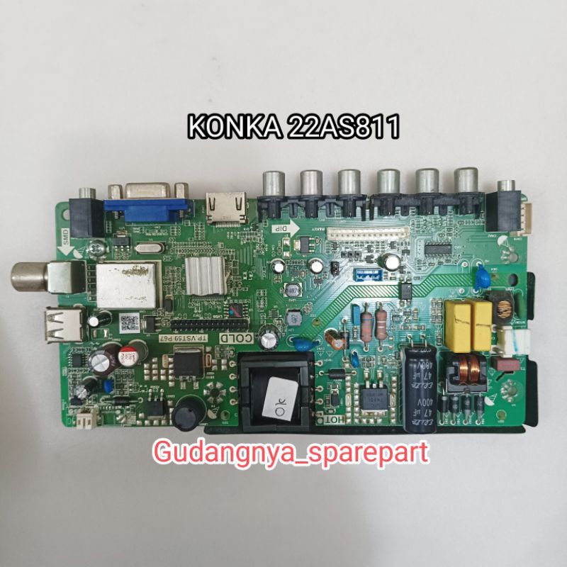 Jual MAINBOARD KONKA 22AS811MB MOBO MODUL MESIN TV MOTHERBOARD | Shopee Indonesia