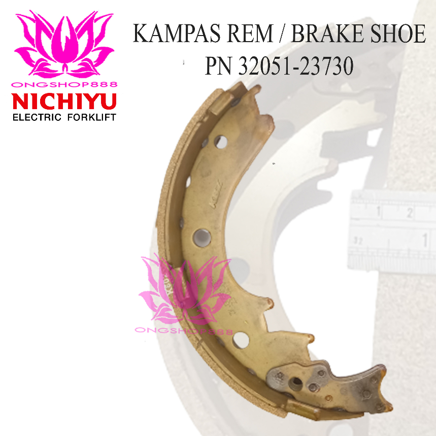 Jual Kampas Rem Forklift Nichiyu 32051-23730 FB20-FB25 Brake Shoe ...
