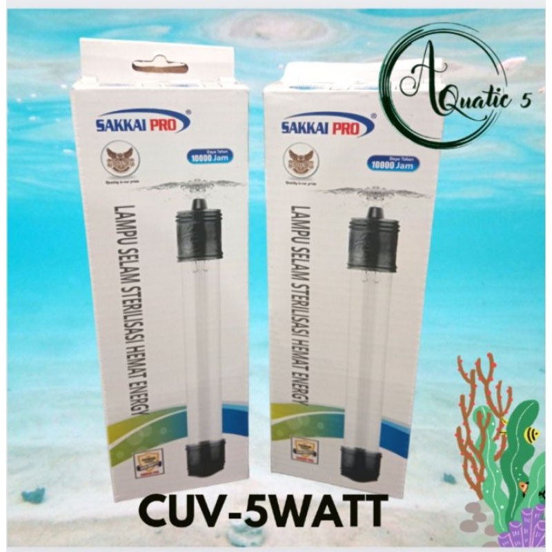 Jual SAKKAI PRO UV 5 WATT LAMPU UV ULTRAVIOLET ANTI LUMUT BAKTERI STERILISASI | Shopee Indonesia