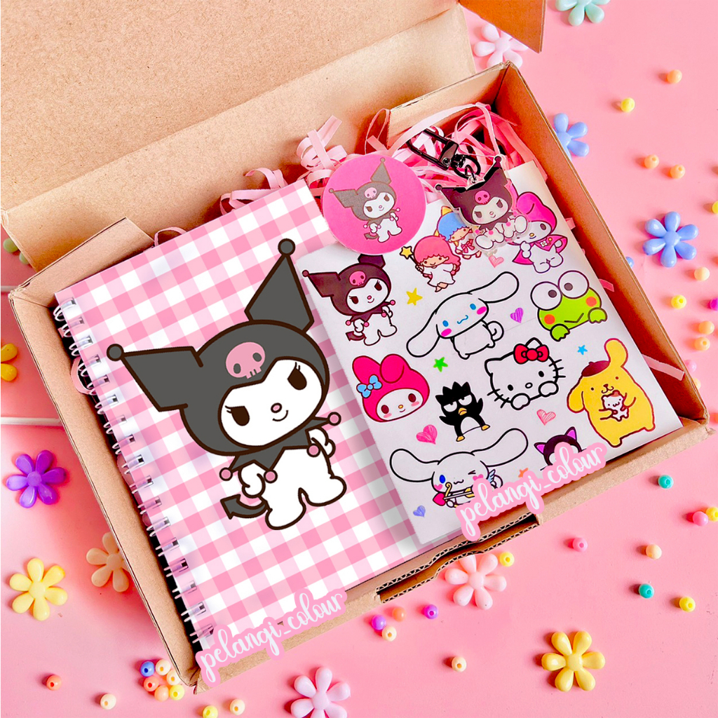 Jual Hampers Melody Hello Kitty/ Paket Box Kuromi Purin / Gift Box ...
