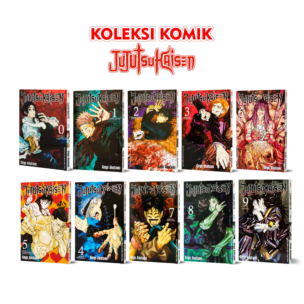 Jual Buku Komik Jujutsu Kaisen Season 1 2 3 4 5 6 7 8 9 0 | Shopee Indonesia