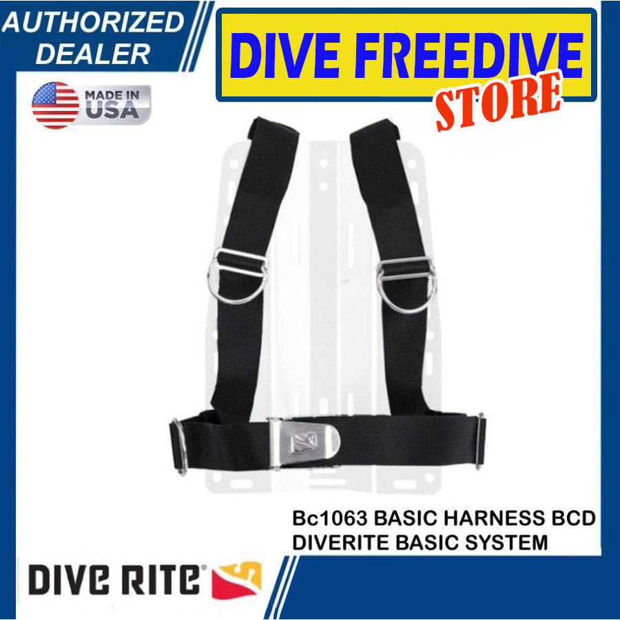 Jual BC1063 Basic Harness BCD Diverite Basic System Dive Rite ...