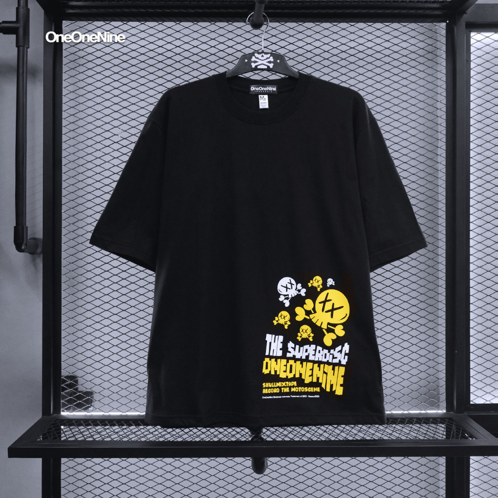 Jual KSR ONEONENINE - T-SHIRT OVERSIZE SUPERDISC BLACK | Shopee Indonesia