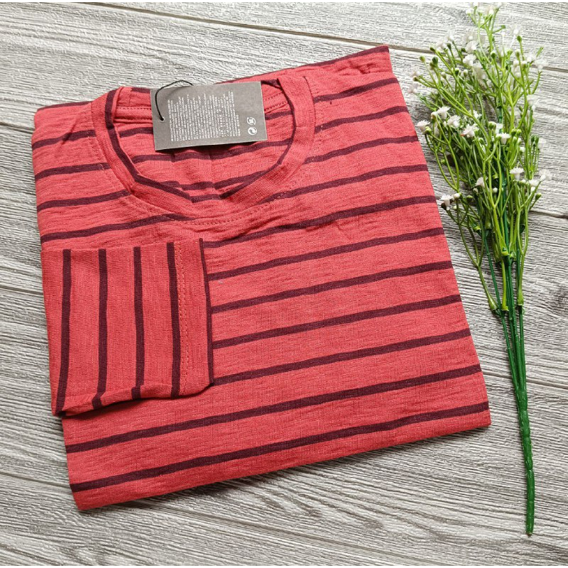 Jual Kaos Garis Lengan Panjang Inner Basictee Stripe Premium // Rib ...