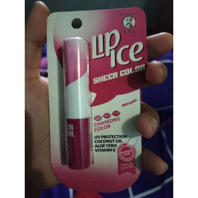 Jual Lip Ice Sheer Color Natural | Shopee Indonesia Jual Lip Ice Sheer Color Natural | Shopee Indonesia