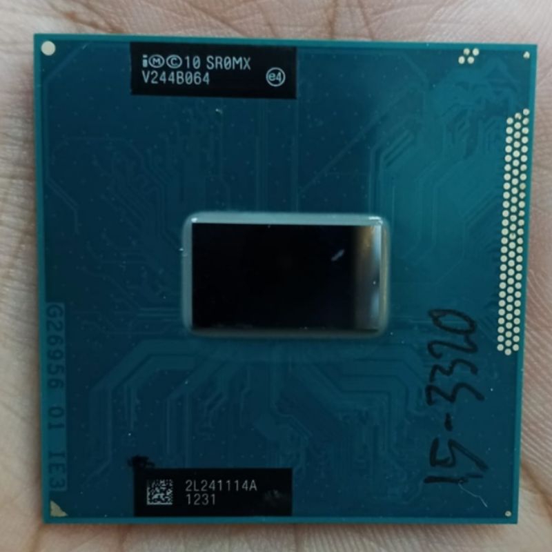 Jual Prosesor Laptop SR0MX Intel Core i3-3320M Ivybridge Generasi 3 Gen ...