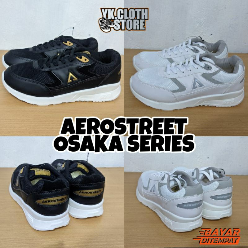 Jual Aerostreet Osaka Series / aerostreet gibran | Sepatu Sneakers Casual Pria Wanita | Shopee ...