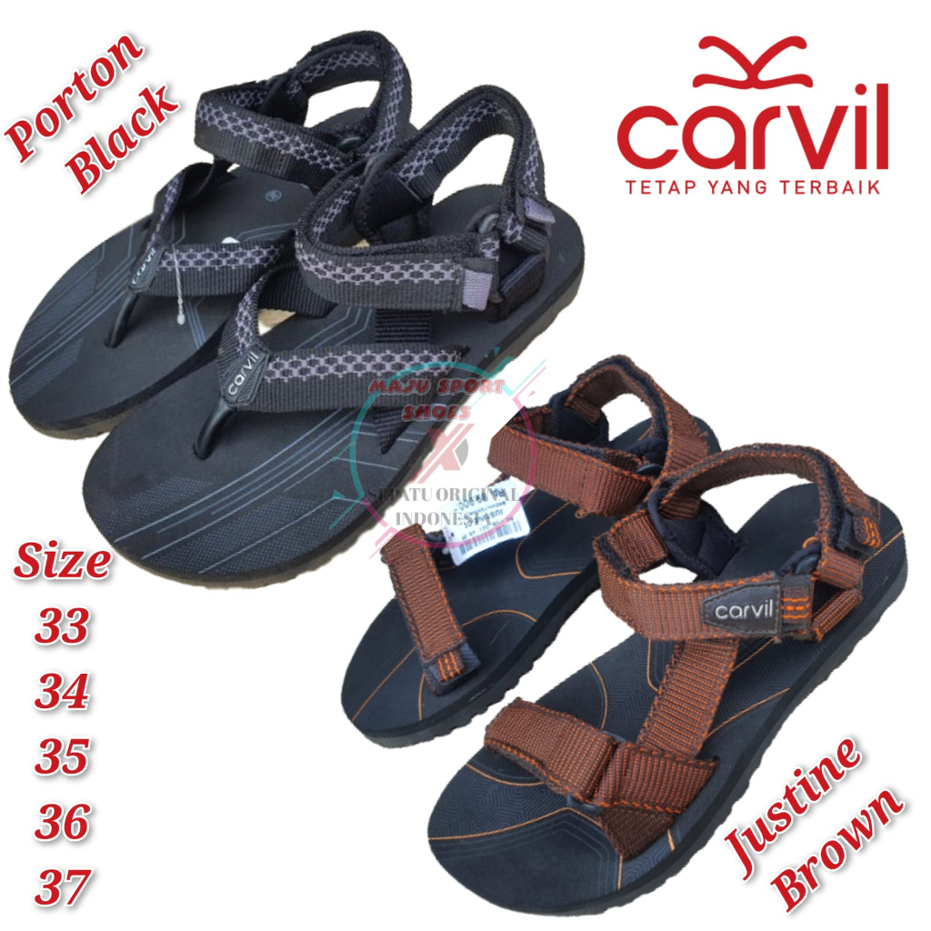 Jual CARVIL PORTON / CARVIL JUSTINE - SENDAL GUNUNG CARVIL / SENDAL ...