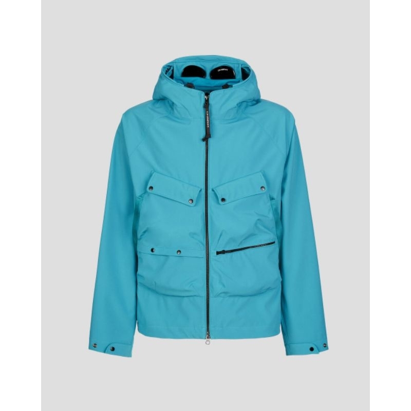 Jual CP Shell-R Goggle Jacket (Tile Blue) Original | Shopee Indonesia