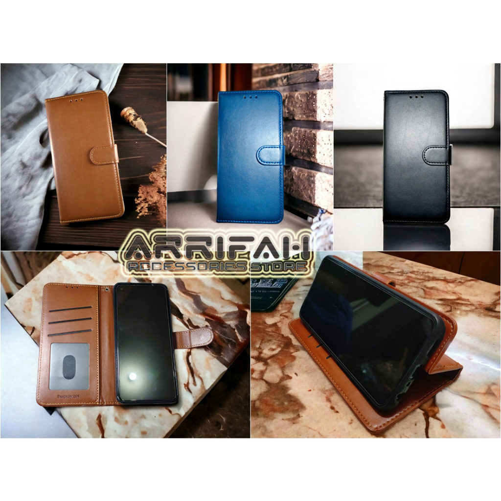 Jual VIVO Y19 FLIP COVER WALLET CASE DOMPET HP KULIT SILIKON DOMPET ...