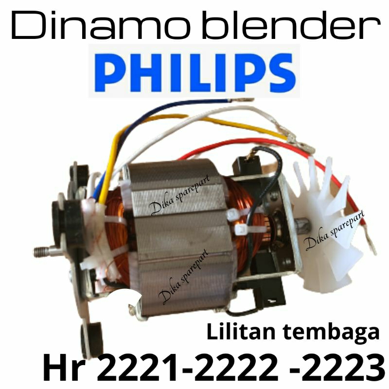 Jual dinamo blender philips lilitan tembaga hr 2221-2222-2223 | Shopee ...