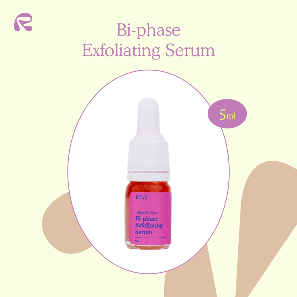 Jual [MINI SIZE] REVE BI PHASE EXFOLIATING SERUM / ESSENCE - REFINE BE FINE - 5 ML [ AHA , BHA ...