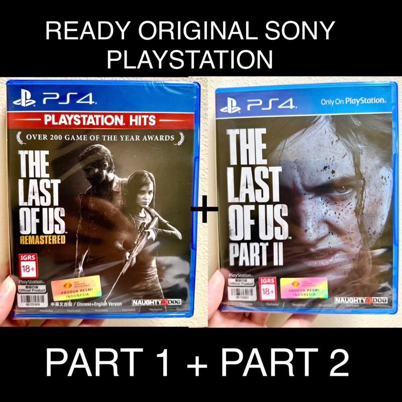 Jual The Last of Us 1 + 2 Ps4 Ps5 Tlou The Last of Us part I II ...