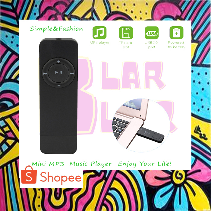 Jual TaffSTUDIO MP3 Player Portable Mini USB 2.0 TF Card 80 mA - IRS9 ...