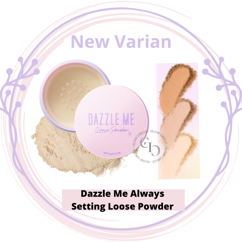 Jual DAZZLE ME Always Setting Loose Powder BPOM | Soft Smooth Long ...