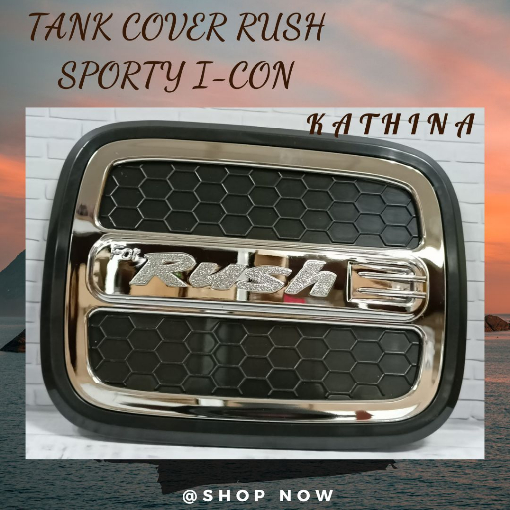 Jual Tank Cover Tutup Tangki Bensin Mobil Rush Lama Hitam Icon | Shopee ...