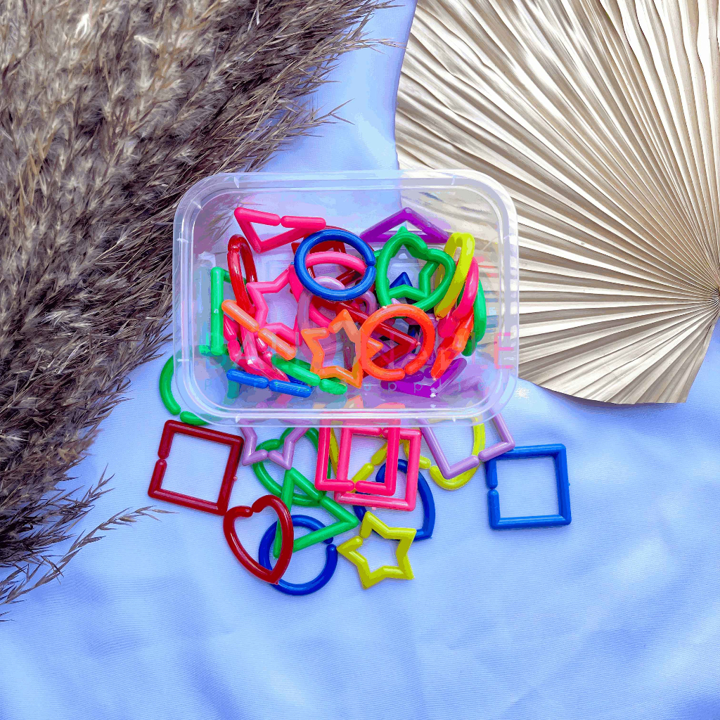 Jual [Mainan Edukasi] Meronce Geometri Dengan Berbagai Bentuk Foam ...