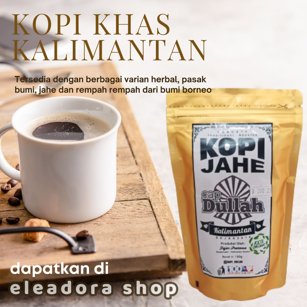 Jual Kopi Jahe Cap Dullah - Kemasan Besar - Khas Martapura Kalimantan ...