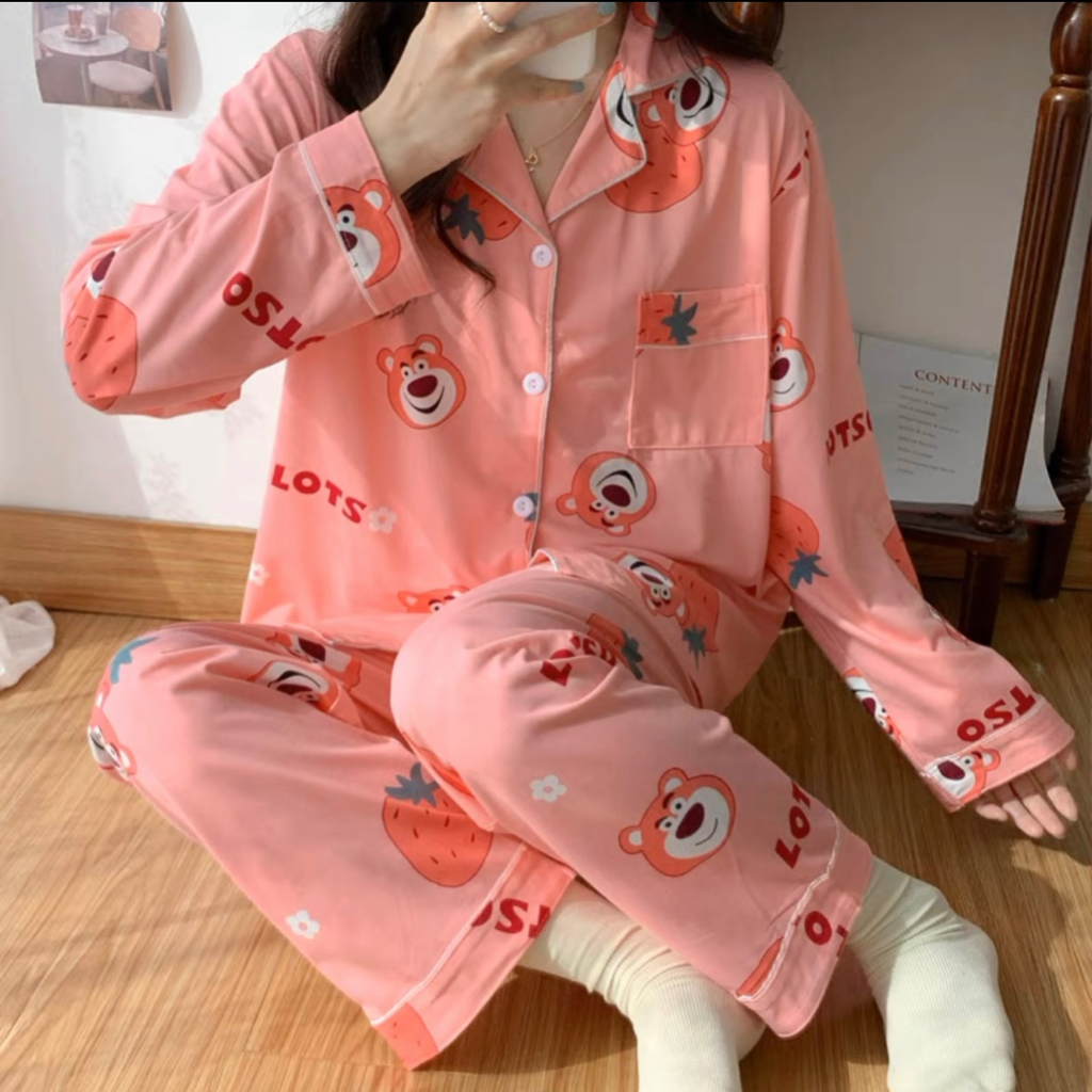 Jual Piyama Lotso Baju Tidur Wanita UMISUKA PP Import Model Korea ...