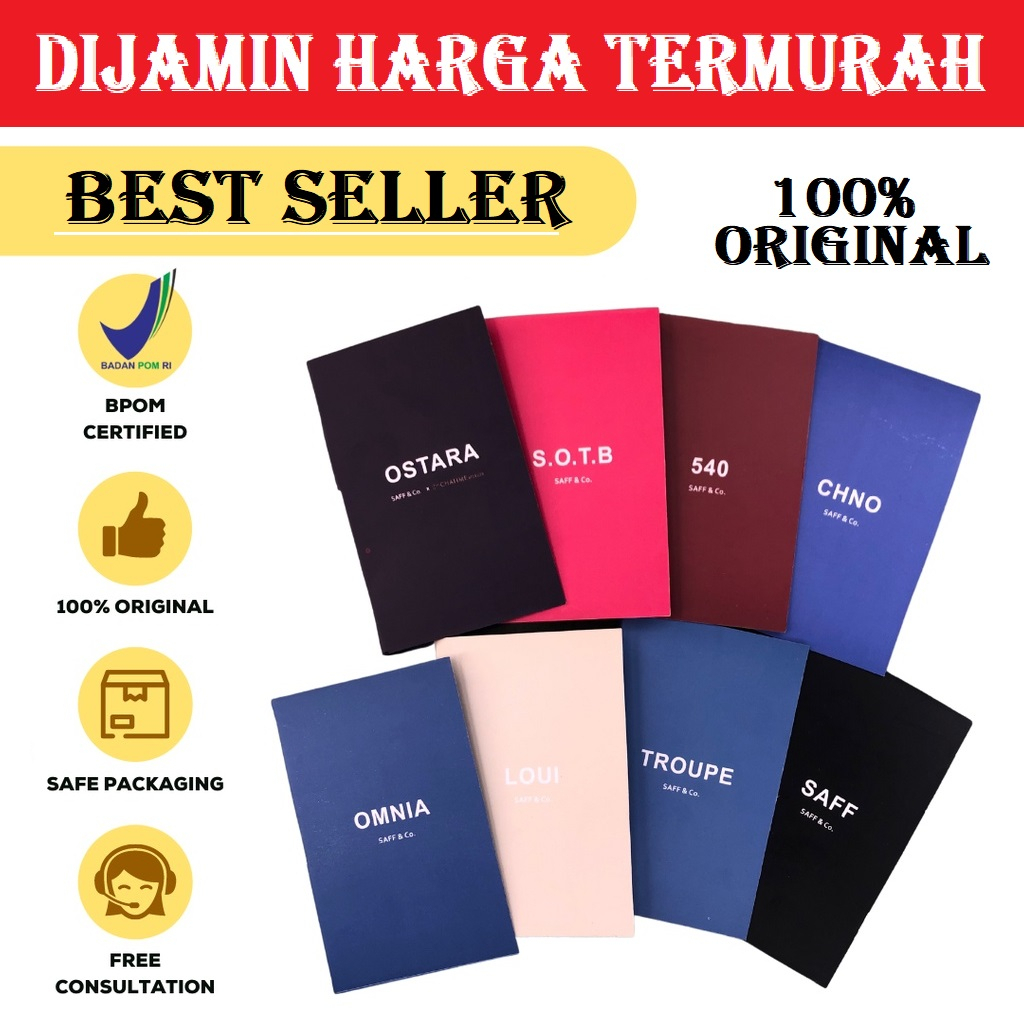Jual (BELI 2 Free 1) Saff & Co Extrait de Parfum Sotb/Omnia/Coco/540 ...