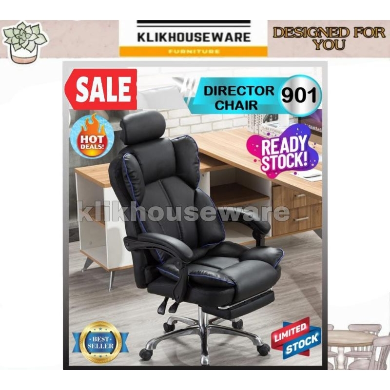 Jual Kursi Direktur Kursi Kantor Hidrolik Director Chair Reclining 901 ...