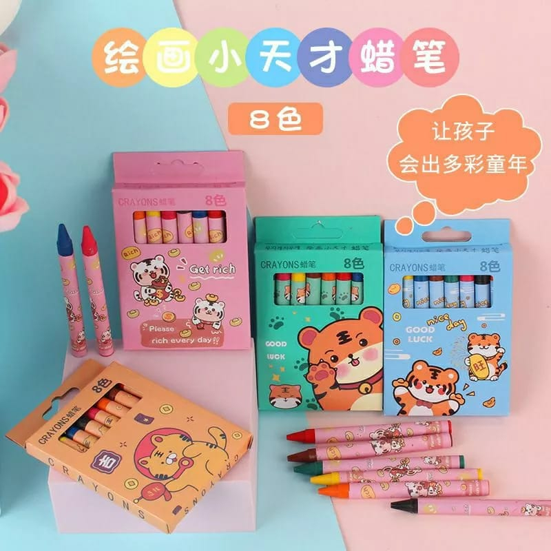 Jual Krayon Crayon Pensil 8 Warna Mewarnai / Krayon Crayon Crayons ...