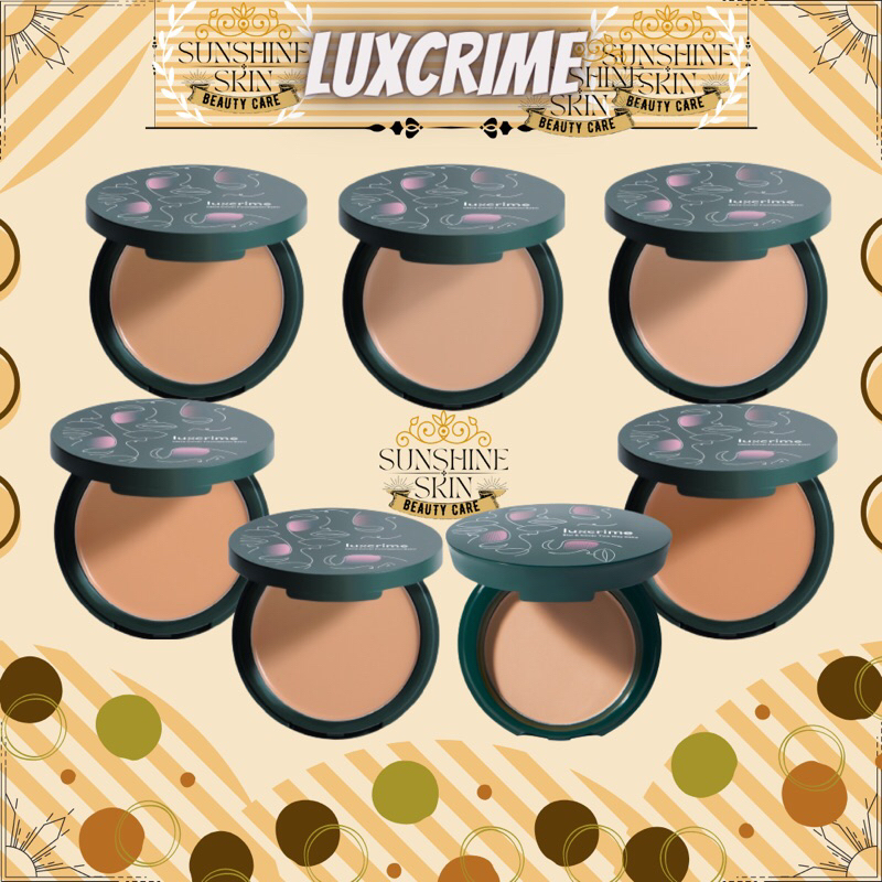 Jual LUXCRIME Blur & Cover Two Way Cake - Custard | Cream Puff ...