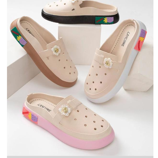 Jual Sandal Sepatu Slop Wanita Luri - Sandal Import 36-61 | Shopee ...