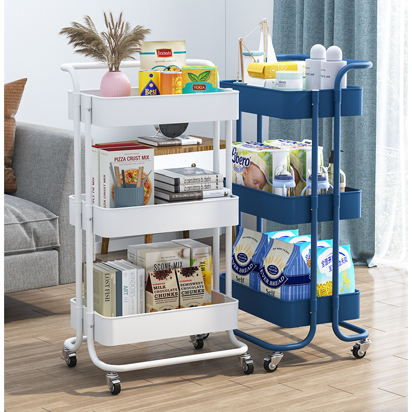 Jual Rak Dorong Troli Barang Rak Serbaguna Troli Mainan Anak Beroda 3 ...