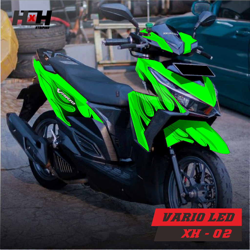 Jual Decal Sticker Honda Vario 125 150 Led Old Full body 2015-2018 XH-02 | Shopee Indonesia