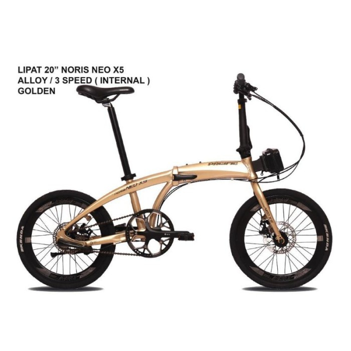 Jual Sepeda Lipat Pacific Noris Neo X5 3sp internal 20 inch Fold Bike ...