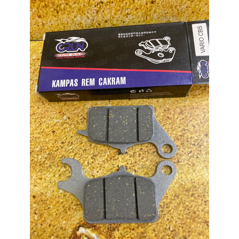 Jual (CRUN) Dispad Cakram Depan Vario Cbs Techno Fi 110 125 150 Carbu ...