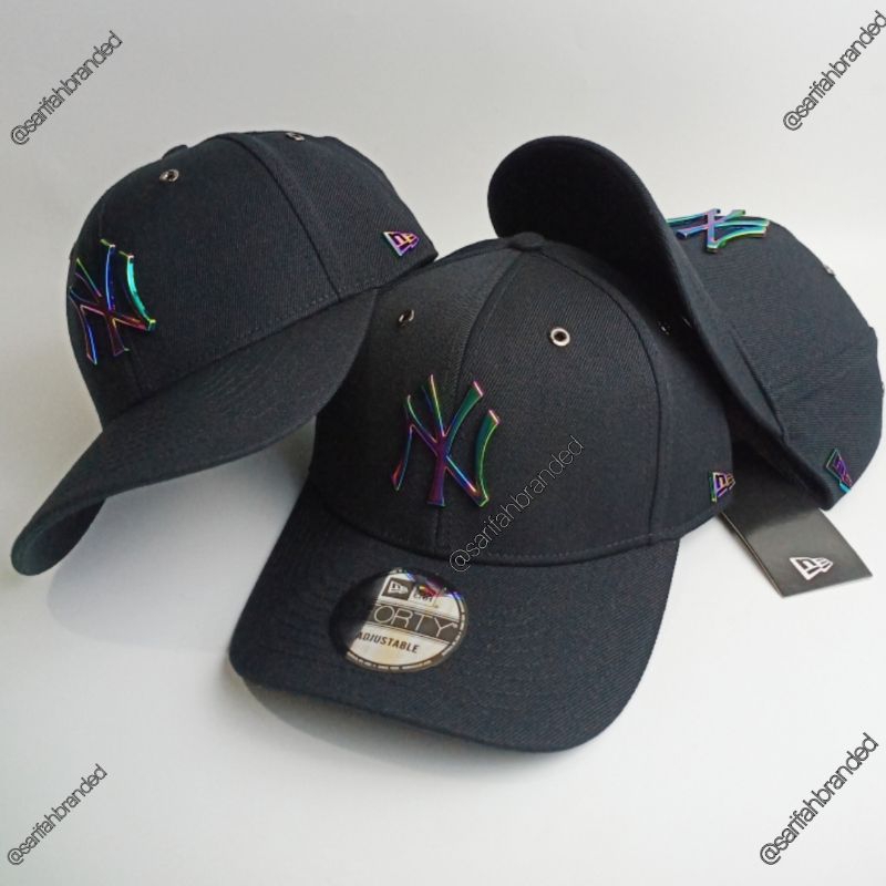 Jual 44. Topi Baseball NY Plat Besi - Topi NY Rainbow - Topi NY Plat ...