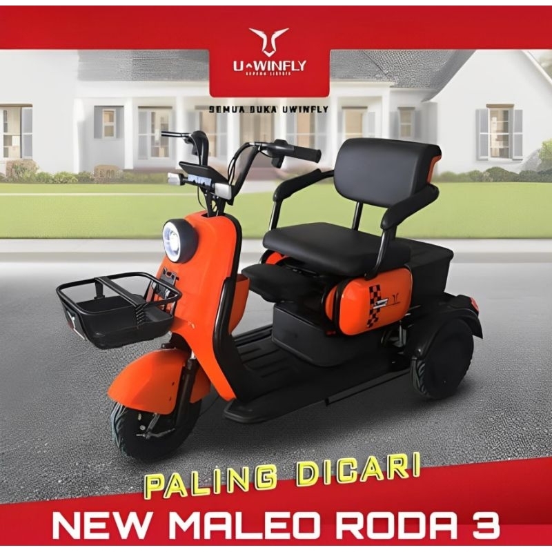 Jual sepeda listrik roda tiga maleon | Shopee Indonesia