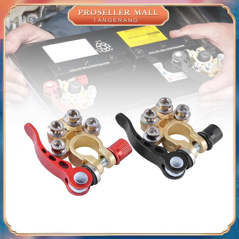 Jual Quick Release Terminal Aki Mobil Kuningan 2PCS / Tutup Kepala Aki ...