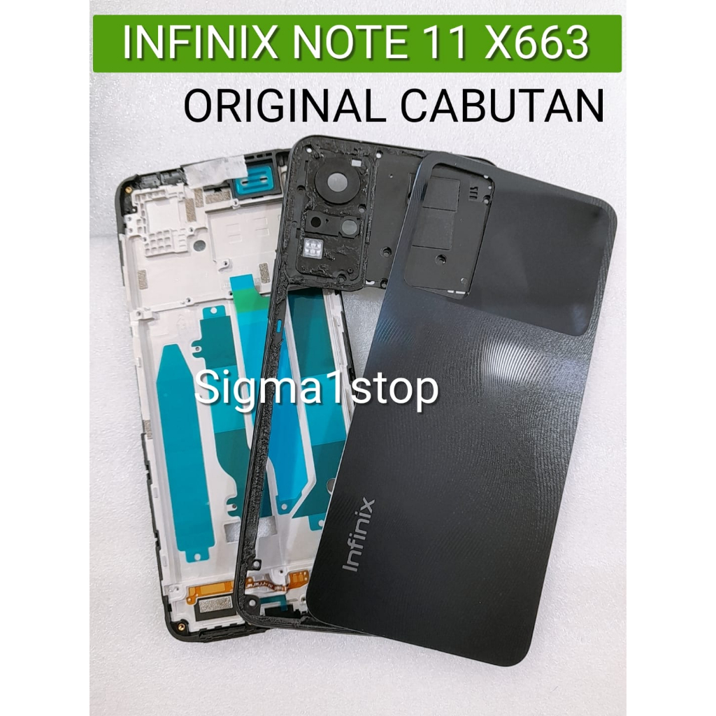 Jual INFINIX NOTE 11 X663 ORIGINAL HOUSING COVER CASE BACK DOOR FRAME ...