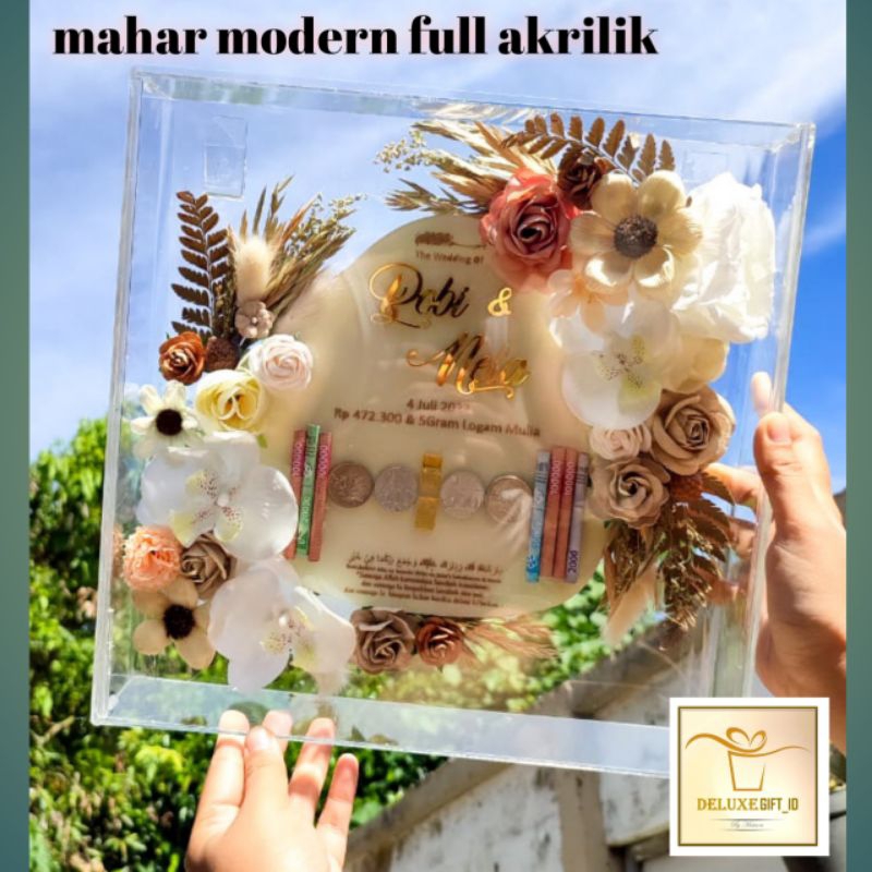 Jual MAHAR PERNIKAHAN CUSTOM MODERN / MAHAR FULL AKRILIK / MAHAR MURAH ...
