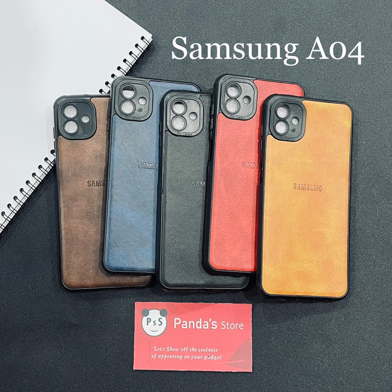 Jual Leather Case Samsung A04 Softcase Kulit Elegan Casing Slim Fit ...