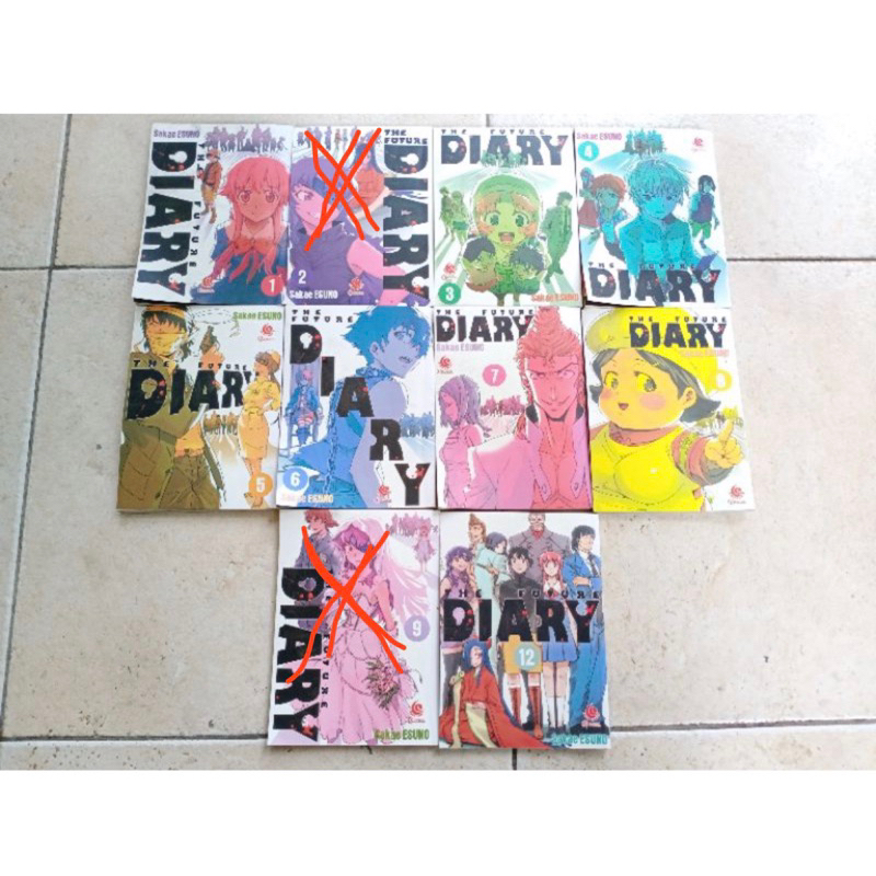 Jual Komik Mirai Nikki/The Future Diary, Hana To Akuma, black butler ...