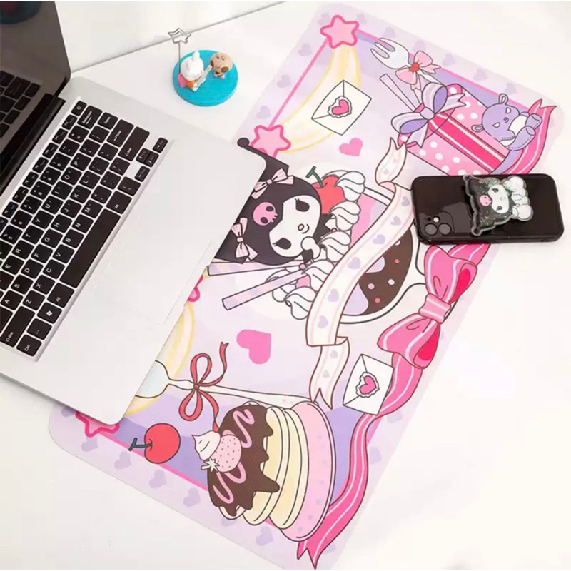 Jual Alas Meja Alas keyboard matte board sanrio kuromi cinnamon melody ...